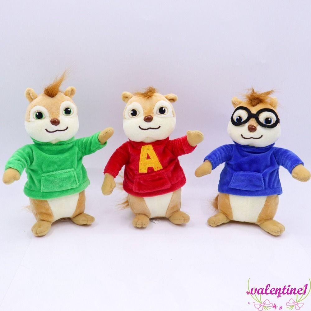 VALENTINE1 Stuffed Chipmunks Doll, Simon Theodore Collectible Chipmunks ...