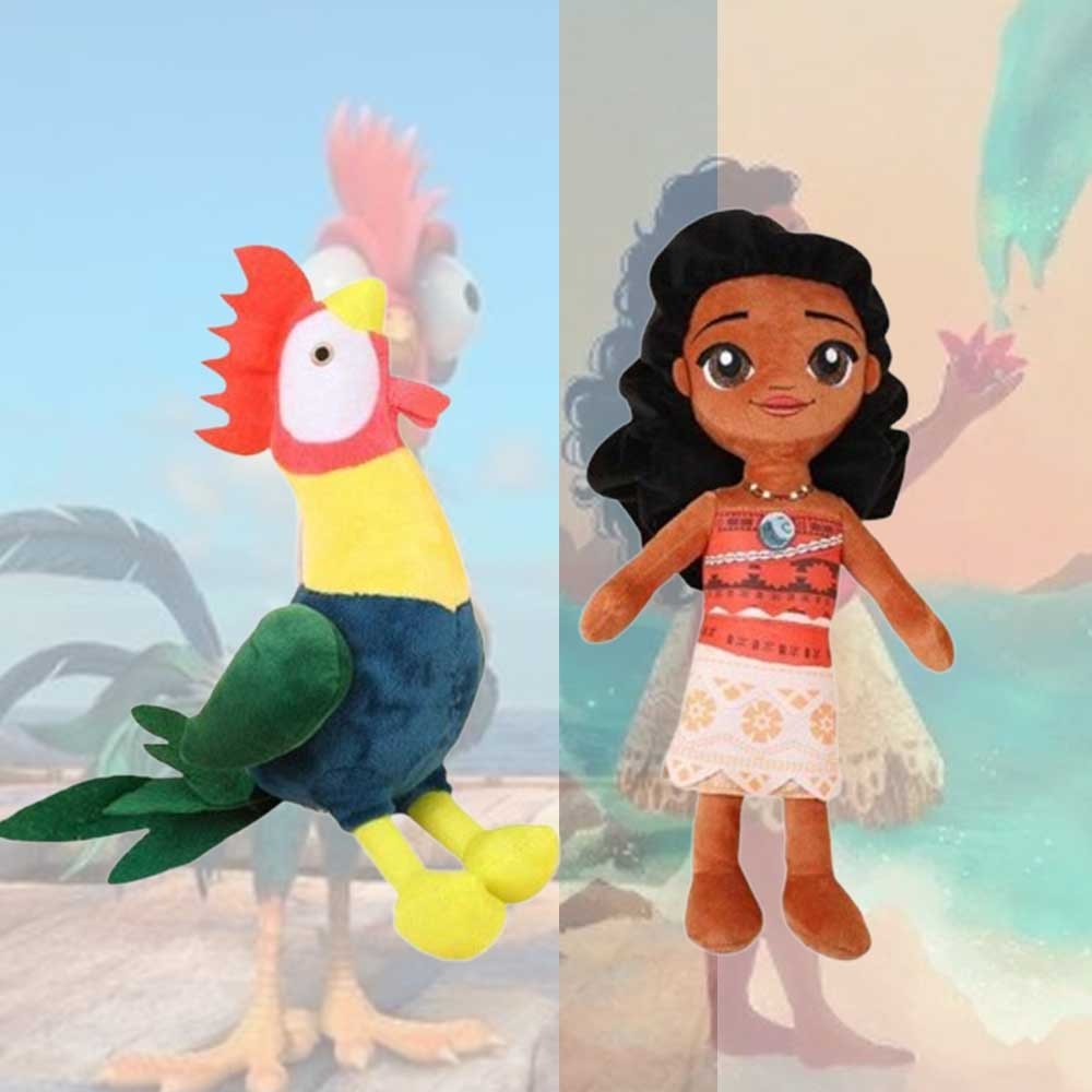 Moana Plush Toy Maui Moyana Heihei Stuffed Doll Animals Kid Birthday ...