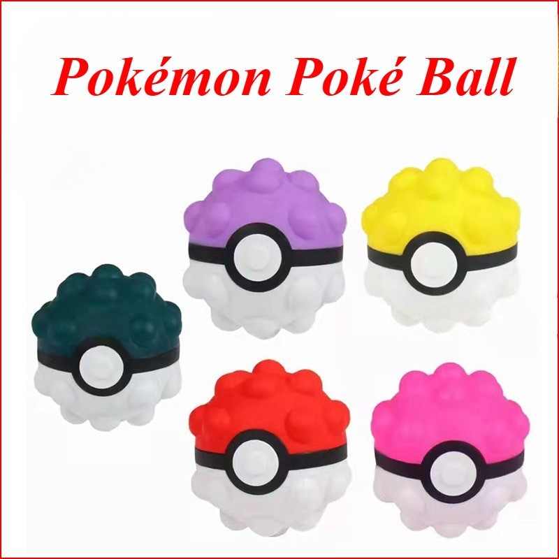 Pokemon Pok Ball 3D Pop It Ball It Push Bubble Fidget Toy Relieve ...