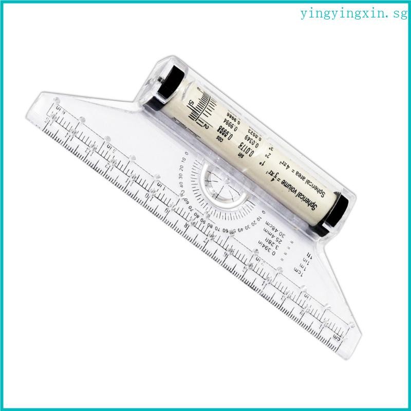 YIN Measuring Rolling Ruler 15cm Drafting Drawing Roller Ruler Parallel ...