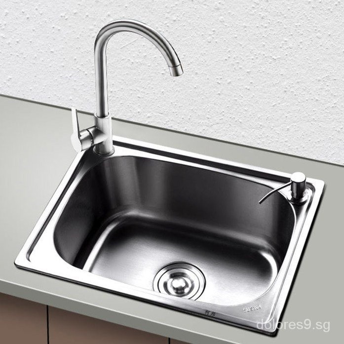 304 stainless steel Sink Single Bowl Kitchen Sink Vegetables Basin Sink ...