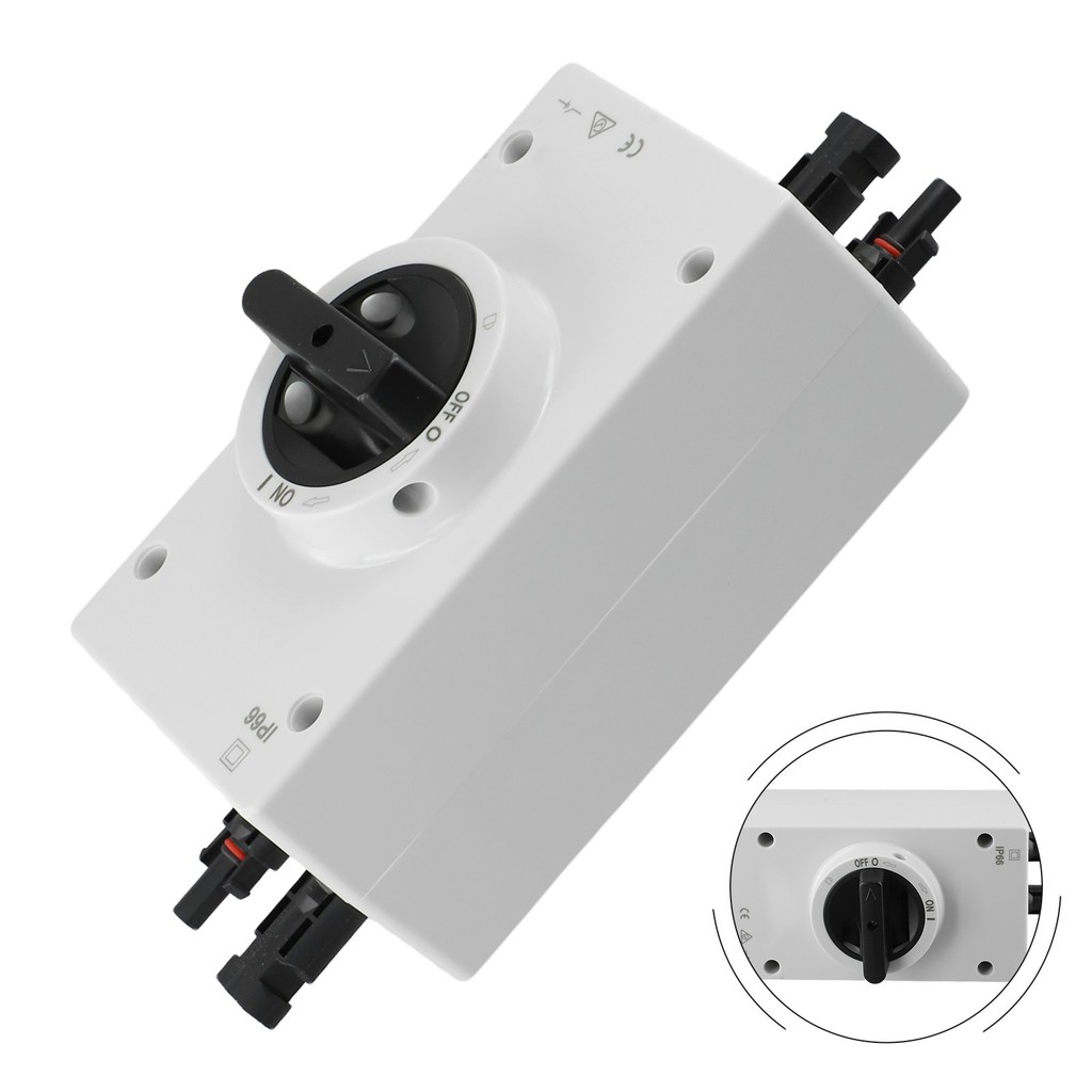 Solar Panel DC Isolator Switch 1200V 4P with Plug for Efficient Power ...
