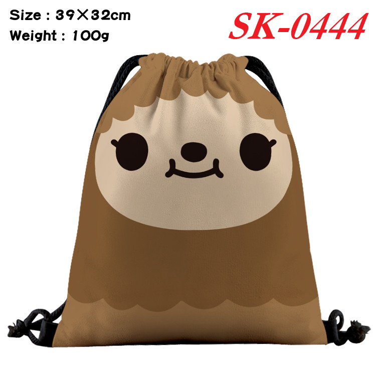 Toca Boca World Color Cartoon Casual Canvas Student Bag Kids Drawstring ...