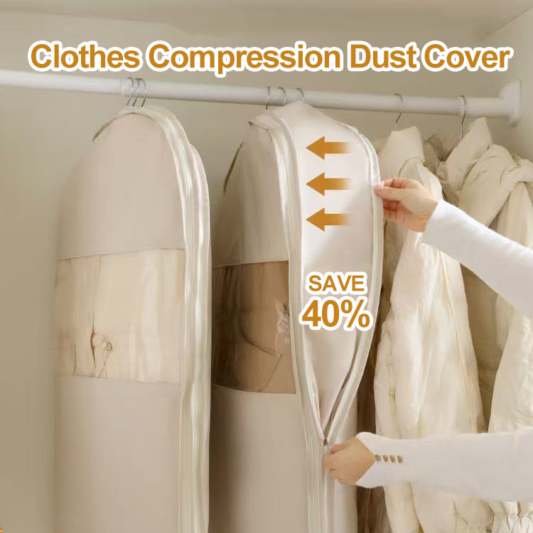 🔥SG stock🔥New Style Down Jacket Compression Anti-dust Cover Wardrobe ...