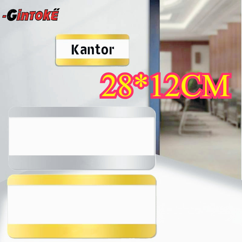 28x12cm Stainless Steel Office Room Name Plate / Acrylic Name Plate ...