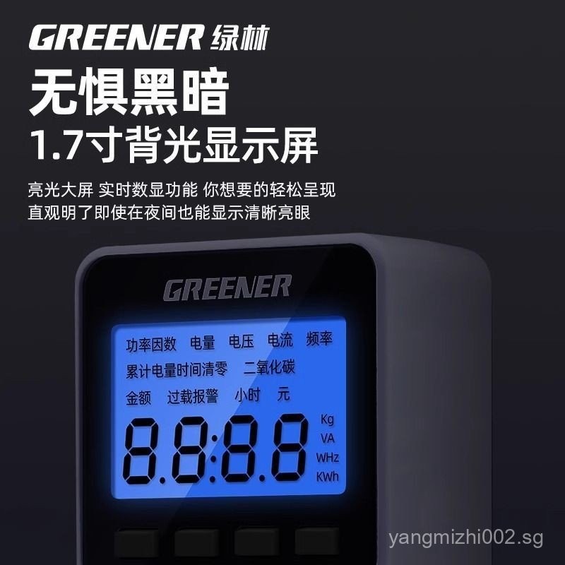 [2025]Green Forest Electric Meter Watt-hour Meter Power Meter Electric ...