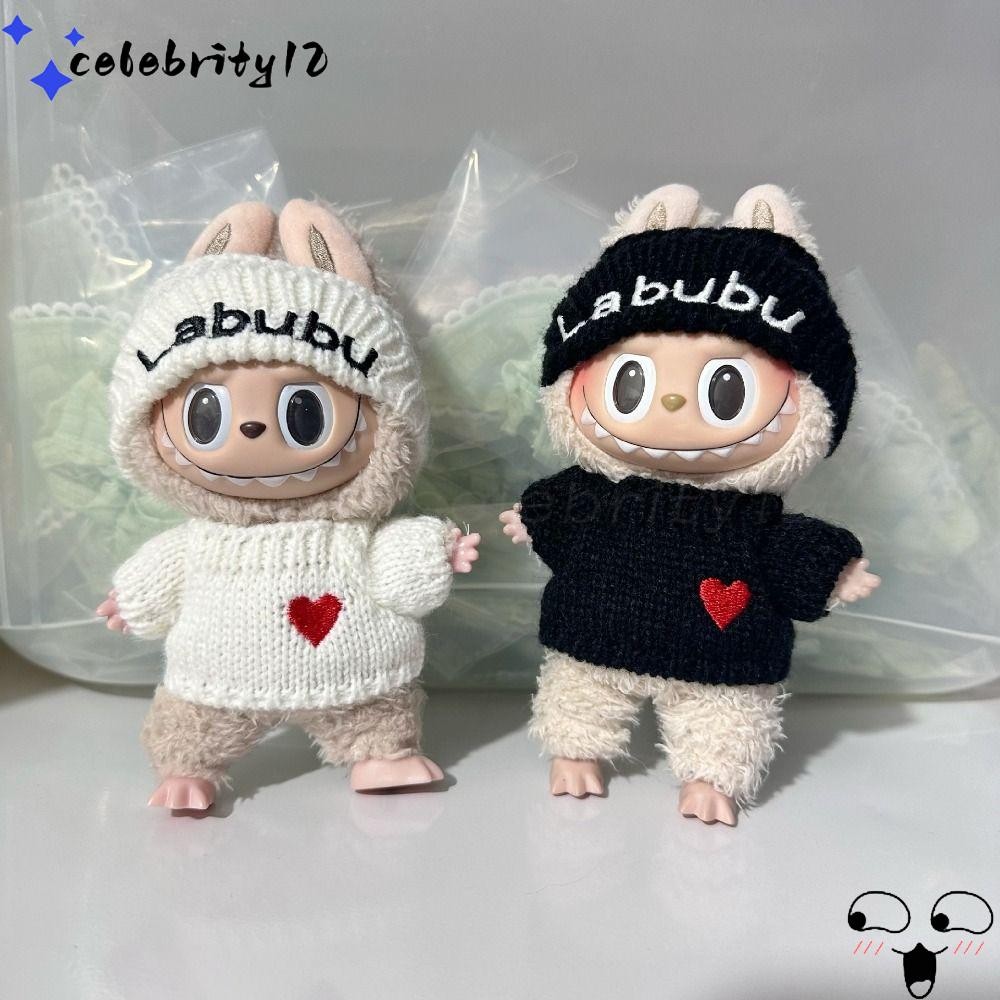 CELEBRITY12 Labubu Doll Clothes, Cartoon Gifts Labubu Letter Printing ...
