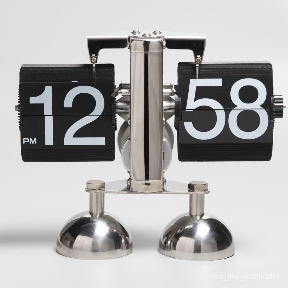 Automatic Flip Clock Fashion Decoration Mechanical Clock Living Room ...