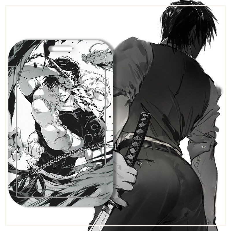 Jujutsu Kaisen Fushiguro Toji DIY Student Card Set Campus Card Bus Card ...