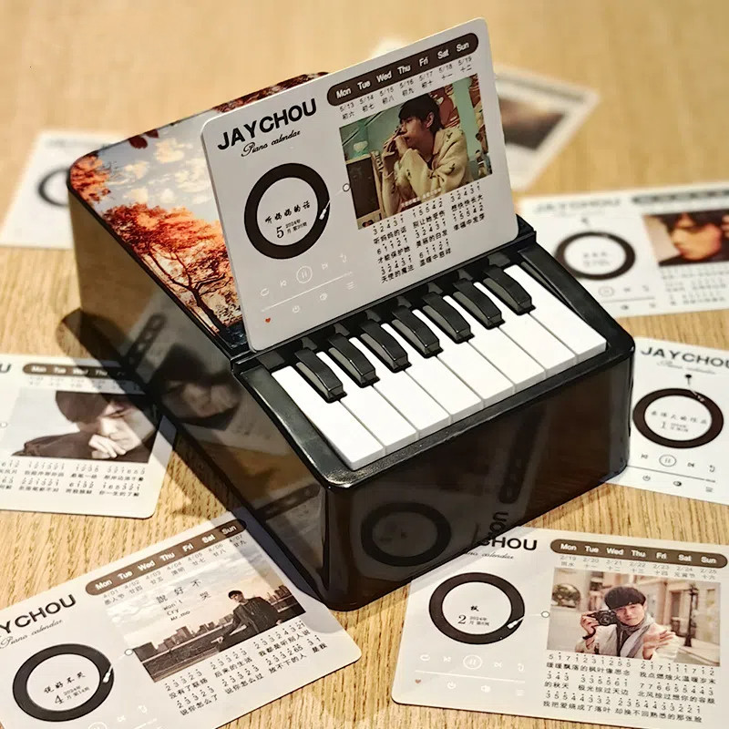 Mini Desktop Piano Calendar with Sheet Music, Playable | Shopee Singapore