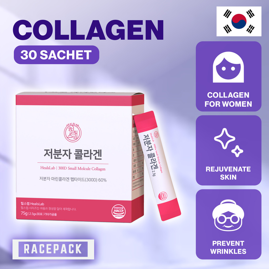Korean Collagen For Women By Healslab- 1500mg Fish Scale, Kimchi ...