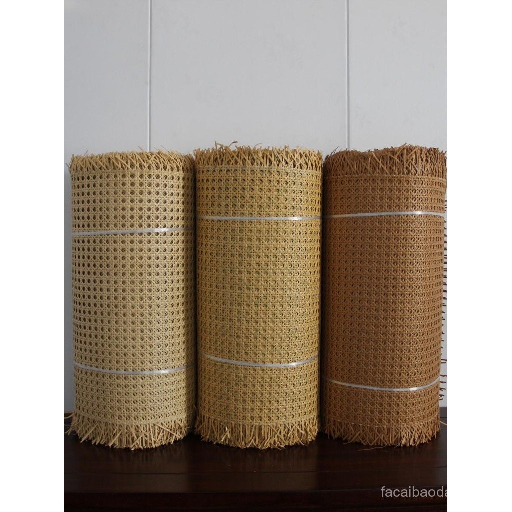 Imitation Rattan Material Plastic Rattan Mesh Ceiling Screen Decoration ...