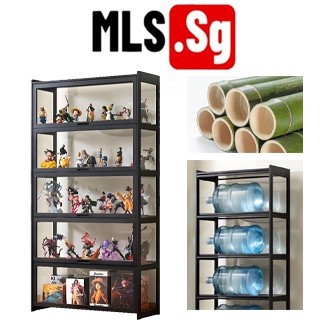 【MLS】 （SG stock）Large capacity Display Cabinet with Flip-up and ...