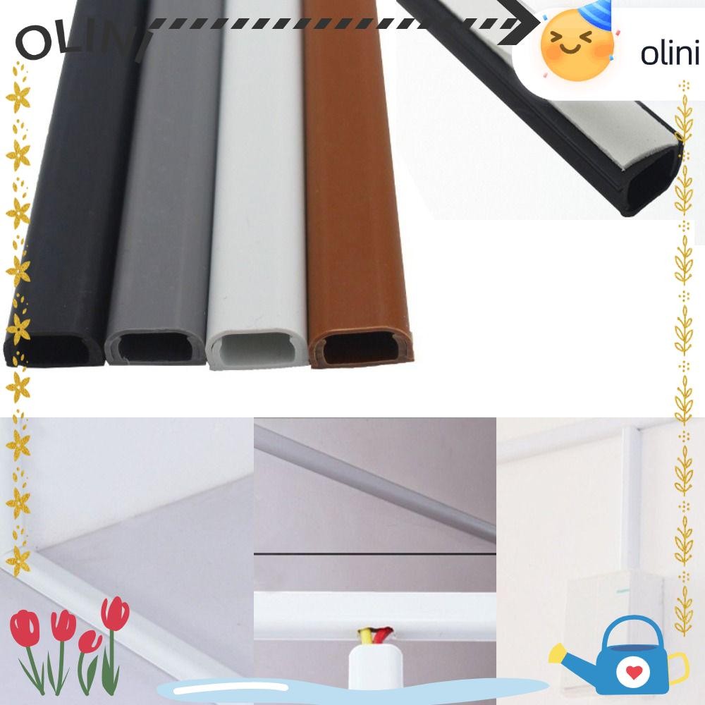 OLINI Floor Cord Cover, Self-Adhesive Square Cord Protector, Cable ...