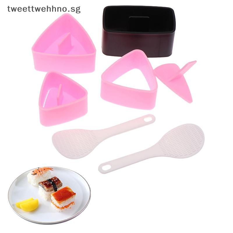 TW Onigiri Mold, Musubi Press Mold, 4 Pack Triangle Onigiri Rice Ball ...