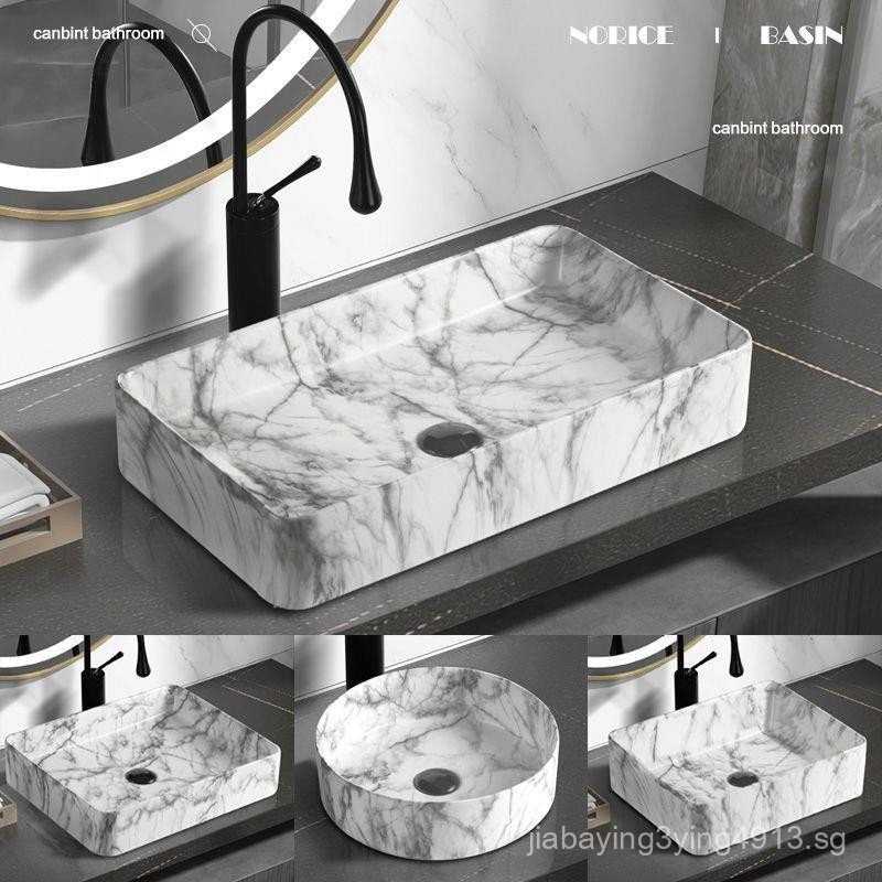 [Multiple Sizes Available]Nordic Countertop Basin Bathroom Wash Basin ...