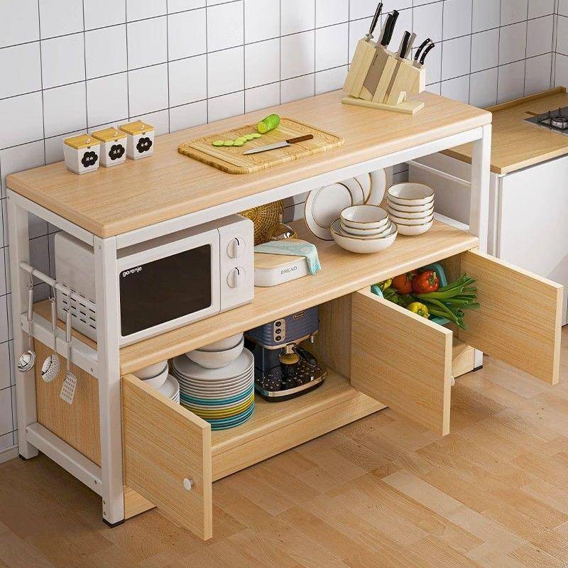 Kitchen storage rack against the wall cabinet Storage cabinet Cutting ...