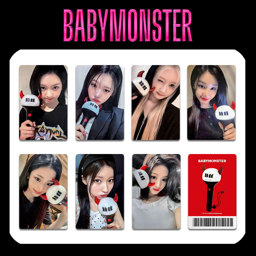 7-16pcs BABYMONSTER DRIP Lomo Cards BANDANA TOWER TAG BABYMONS7ER Photo ...
