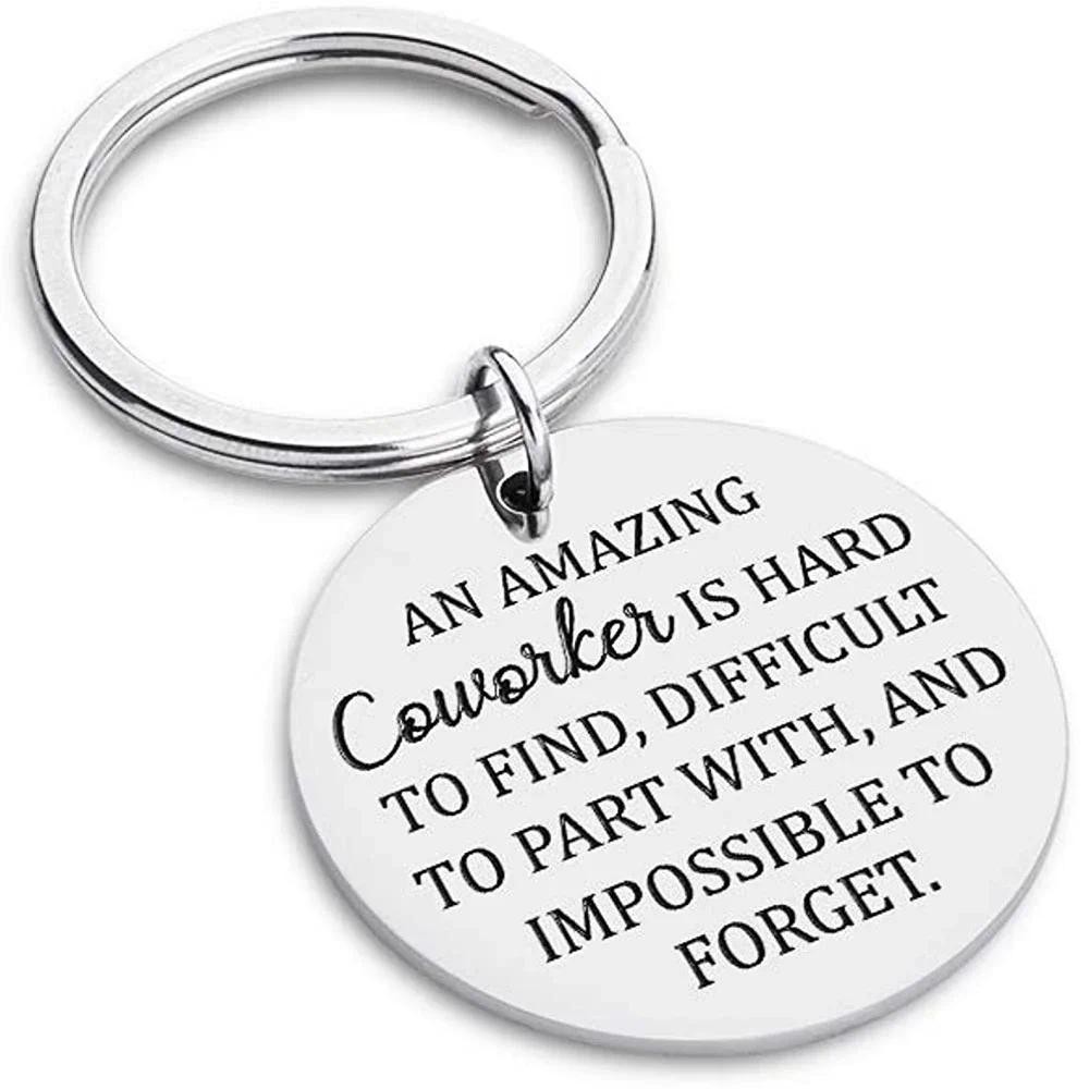 Coworker Leaving Appreciation Keychain for Colleague Thank You Going ...