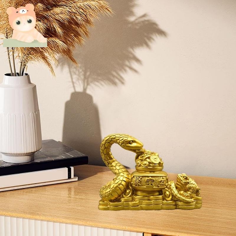 Year of the Snake Resin Desktop Sculpture Craft,Ornaments for Home ...