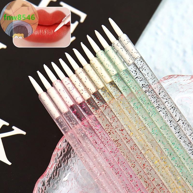 Fnw Flocking Lip Brush Lip Gloss Brush Crystal Rod Mini Lip Glaze Brush ...
