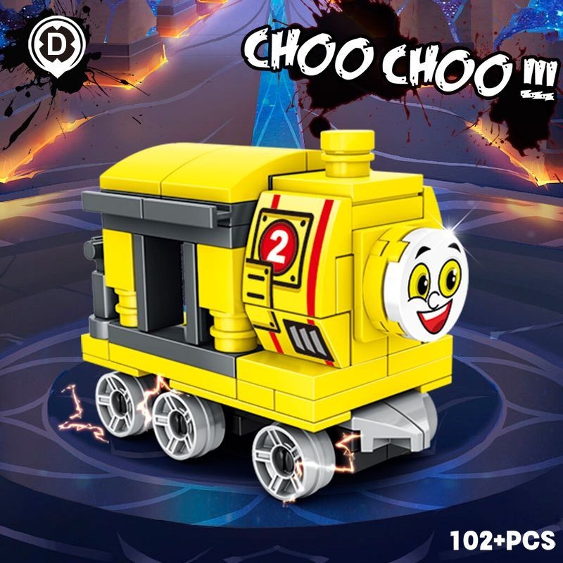 Compatible with Lego Charles Train Small Particles Rainbow Friends ...