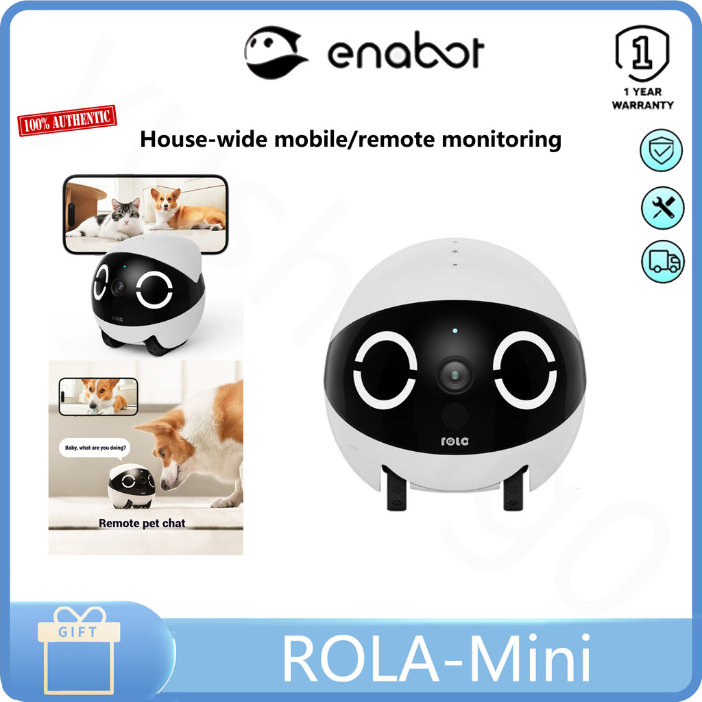 Enabot ROLA Mini accompanies the robot to walk around the house ...