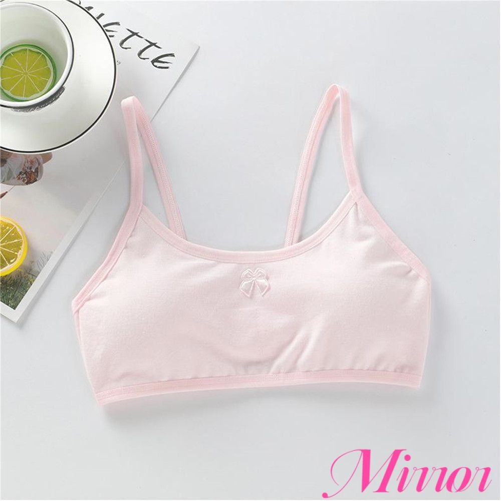 Long-term Bra Anti-pilling Growth Period Vest Soft Girl's Vest Bra Thin ...