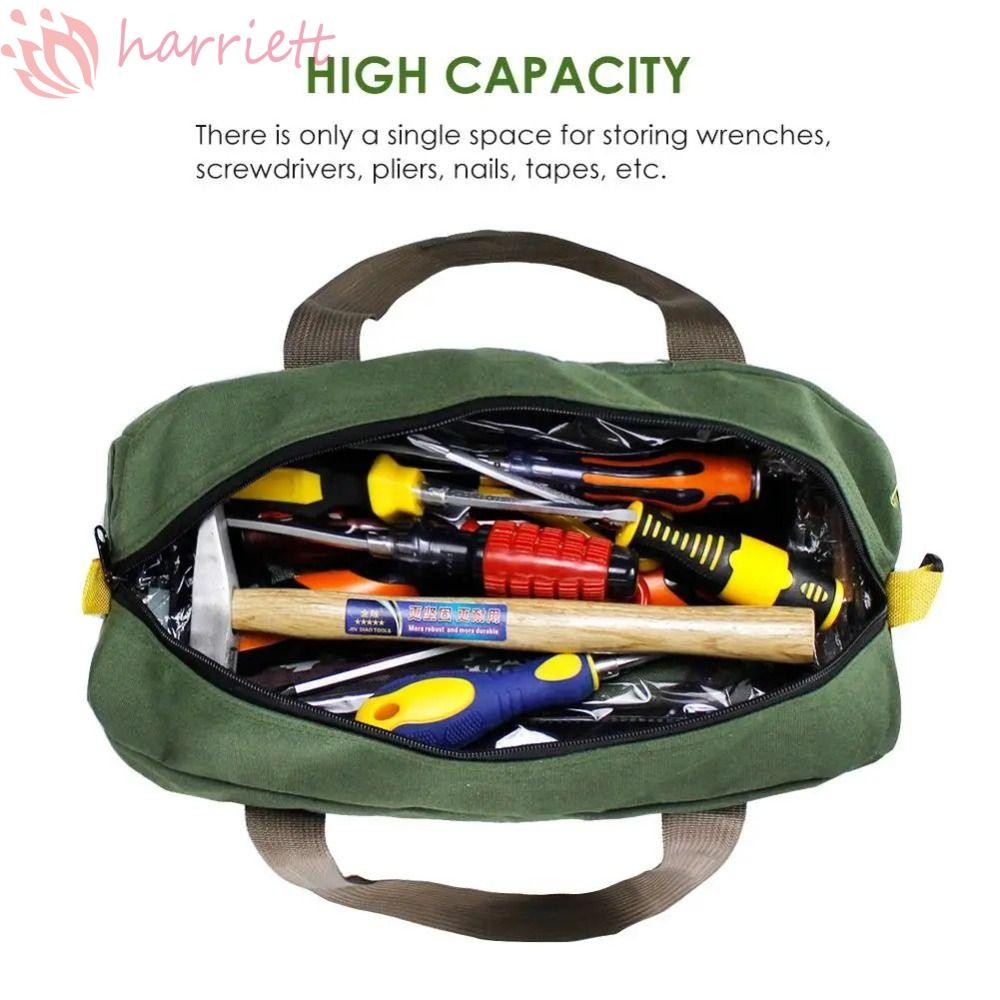 HARRIETT Canvas Tool Bags Multifunction Thick Canvas Pouch Hand Tool ...