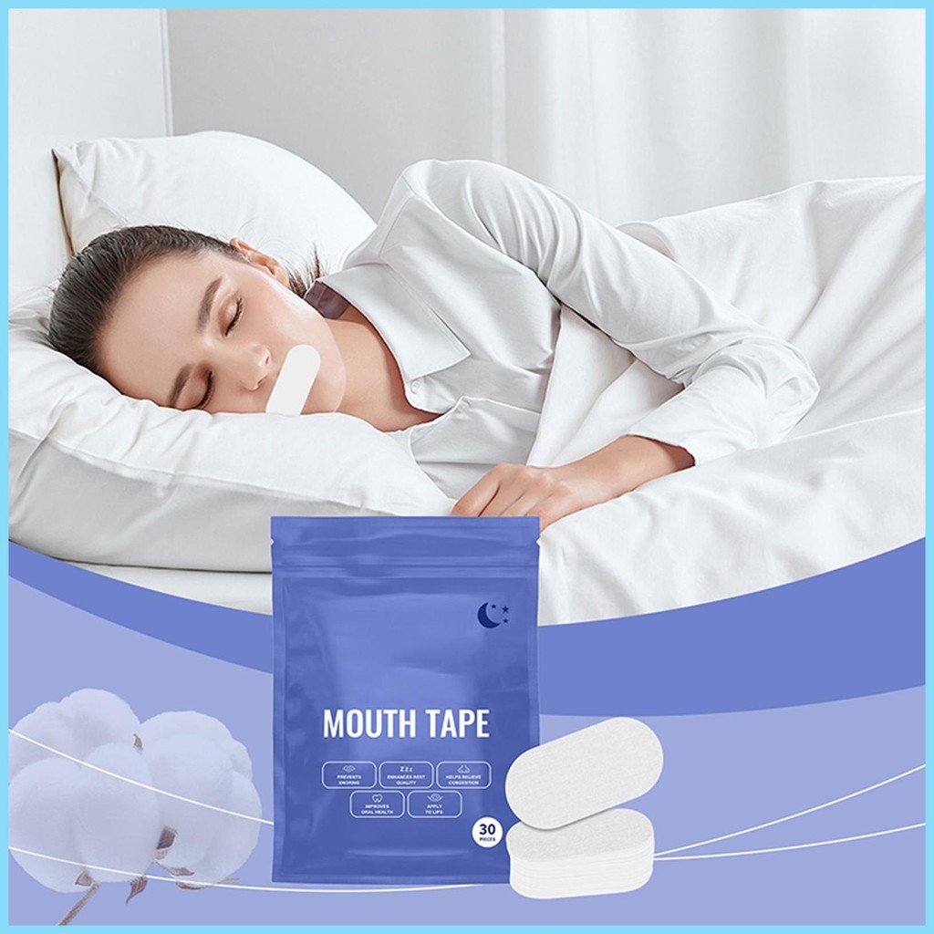 Mouth Tape For Sleeping Transparent 30X Snoring Strips Sleep Tape Sleep ...