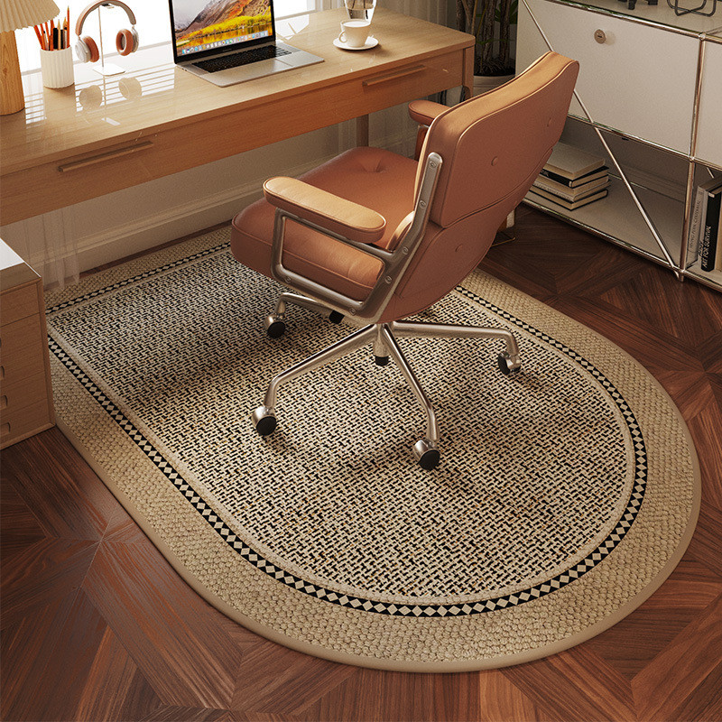 [48H Shipping] Mid-Ancient Style Luxury Study Swivel Chair Carpet Non ...