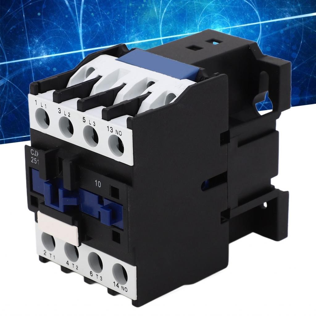 AC Contactor Copper Coil 3P Silver Contact Circuit Switch Controller ...