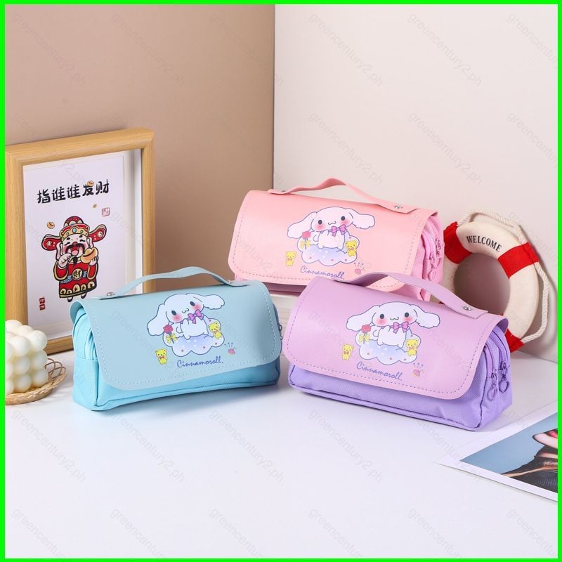Gan Sanrio Cinnamoroll Cartoon Cute Pencil Case Pen Storage Bag Large ...