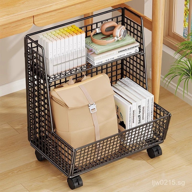 Living Room Picture Book Storage Basket Side Table Organizer Display ...
