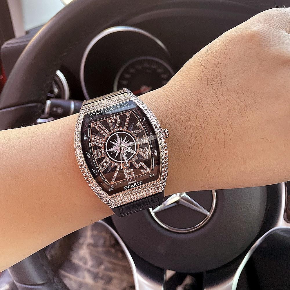 Hg Richard Watch Men's Frank Barrel Large Dial Gypsophila Belt Yacht ...