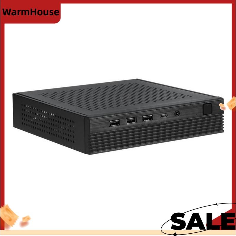 TX06 Desktop Mini ITX Case Mini Game Computer Chassis HTPC Chassis for MINI-ITX Ultra-Thin ...
