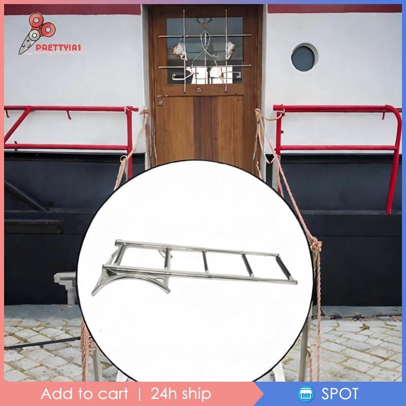 [Prettyia1] Telescopic Boat Ladder Dock Ladder Lightweight Foldable ...
