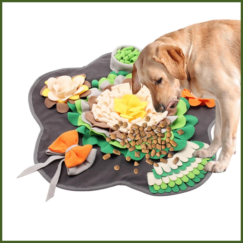 Dog Feeding Mat Slow Feeder Dog Enrichment Feeding Mat Cognitive ...