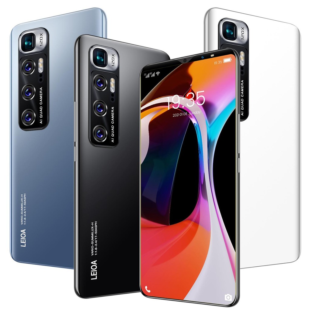 Smart Android phone M10 Plus 6.1 Inch 8GB+256GB memory 24MP+48MP HD ...