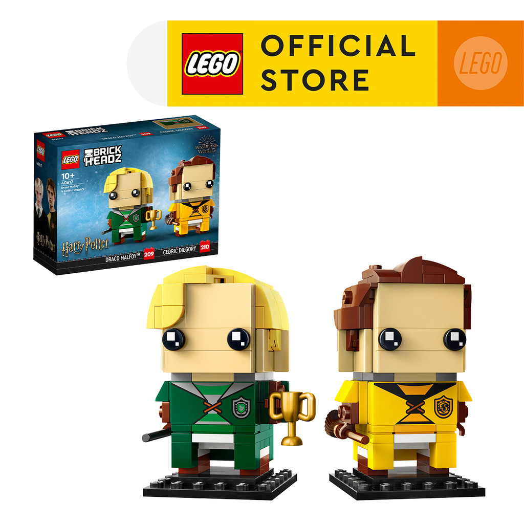 LEGO Brickheadz 40617 Draco Malfoy™ & Cedric Diggory V29 | Shopee Singapore