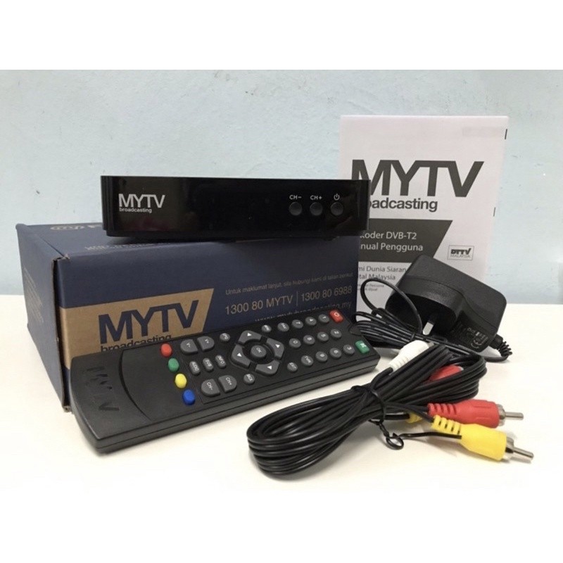 MYTV Malaysia Digital TV Myfreeview DVB T2 Decoder Television receiver ...