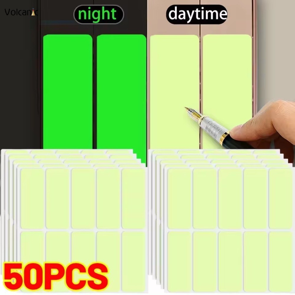 Multipurpose Blank Luminous Switch Stickers Self-adhesive Night Glowing ...
