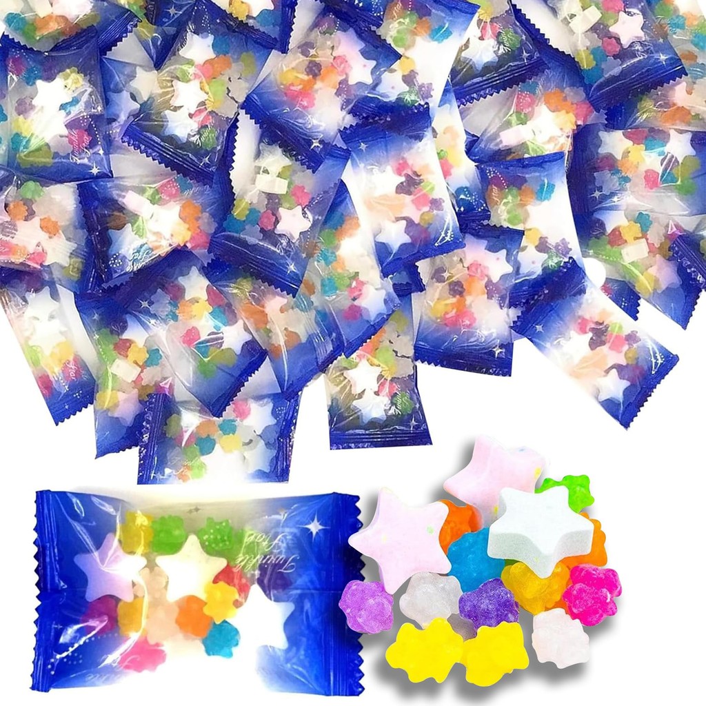 Star Ramune Konpeito Candy Individually Wrapped 150g 【Tanabata Ramune ...