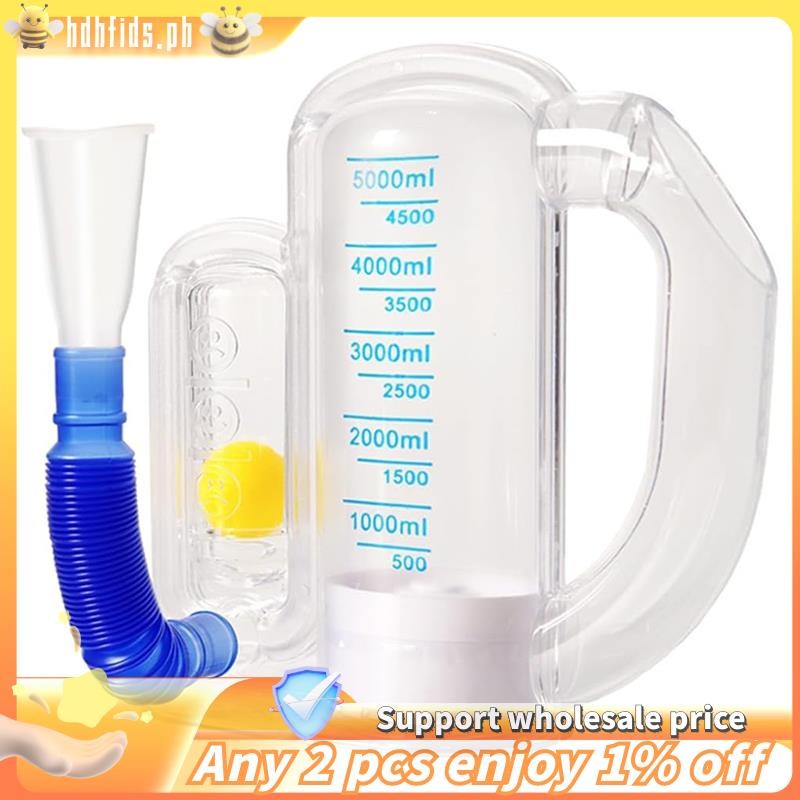 Breathing Exercise Device for Lungs,Deep Breathing Trainer with Flow ...