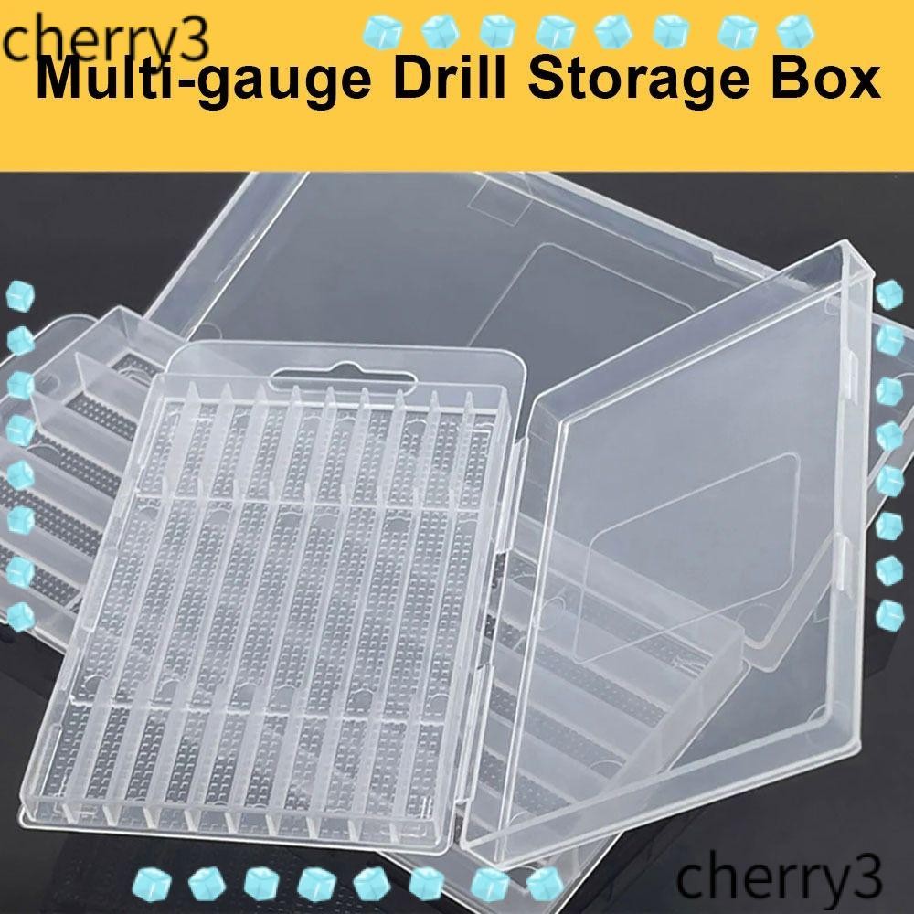CHERRY3 1Pcs Drill Bits Storage Box, Multi-gauge Tool Parts Storage ...