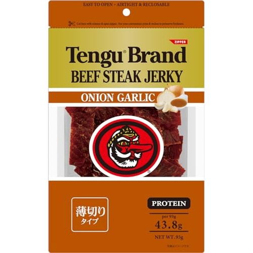 Tengu Beef Steak Jerky Onion Garlic | Shopee Singapore