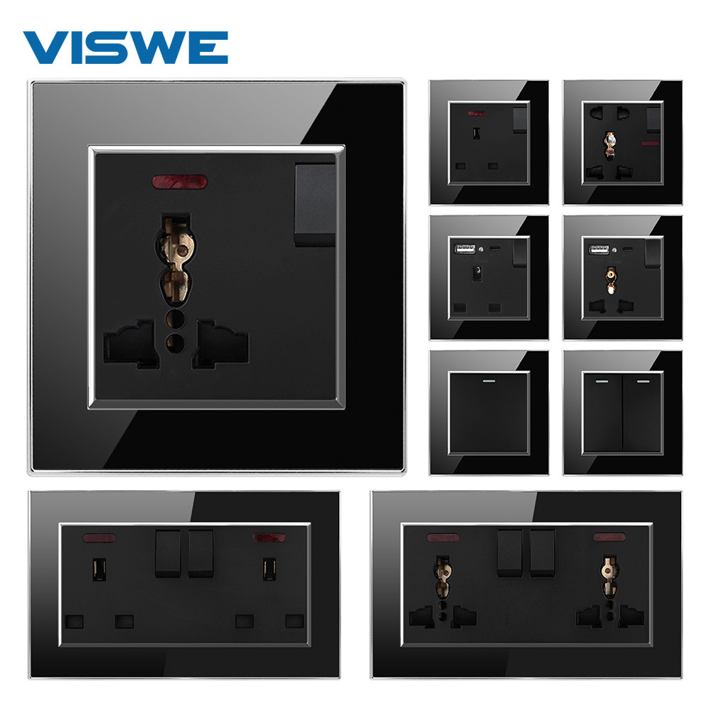 VISWE | wall socket | power socket | usb socket | universal socket | double socket | wall switch ...