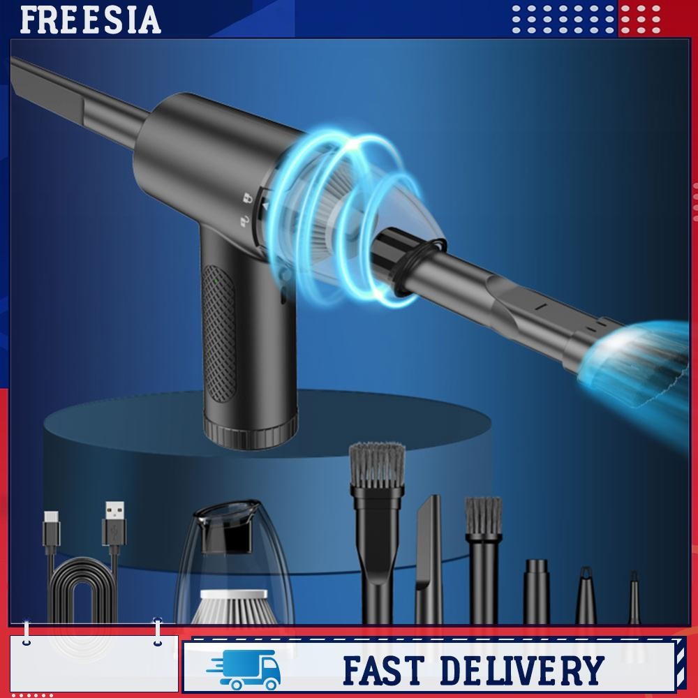 Compressed Air Duster 51000RPM Rechargeable Cordless Air Blower ...