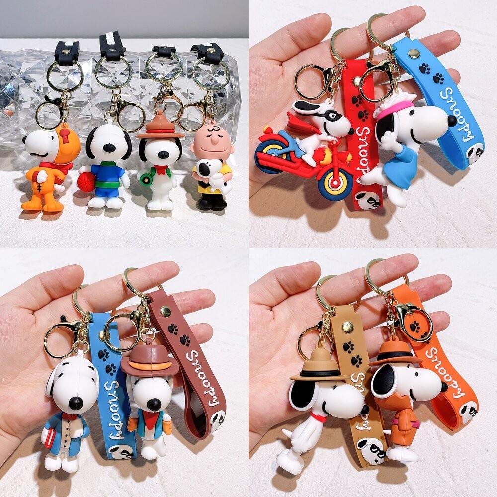 Snoopy Charlie Key Chain Cute Gift Key Ring Key Holder | Shopee Singapore