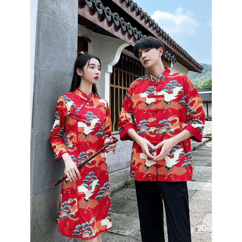 Chinese New Year 2025 cny Style Couple set outfit family matching ...